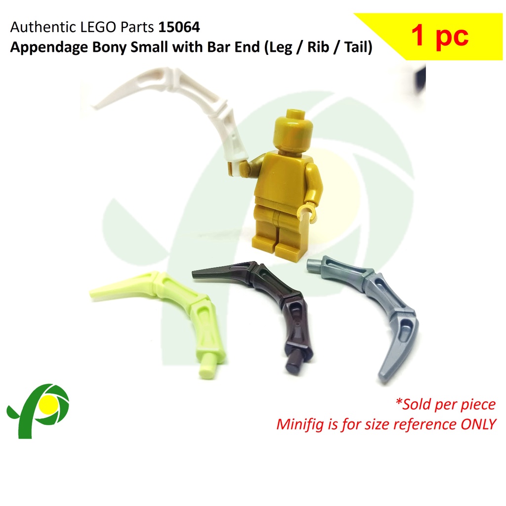 LEGO Parts 15064 Appendage Bony Small with Bar End (Leg / Rib / Tail ...