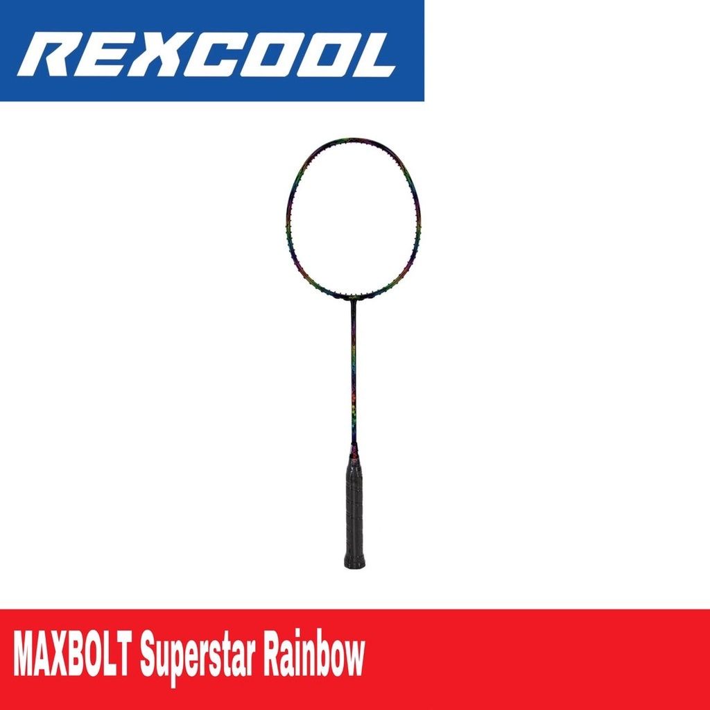 MAXBOLT Superstar LT Rainbow Edition Badminton Racket | Shopee Philippines