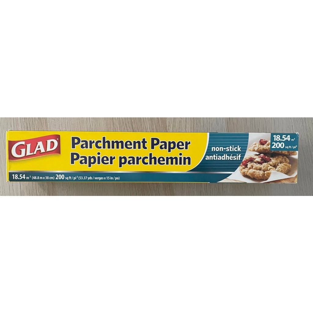 Glad parchment paper 48.8m x 38cm 200 sq ft | Shopee Philippines