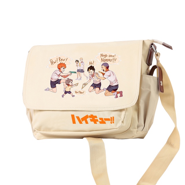 Free freight ☾ Hot Anime Haikyuu!! Crossbody Bags Cartoon Shoyo Hinata ...