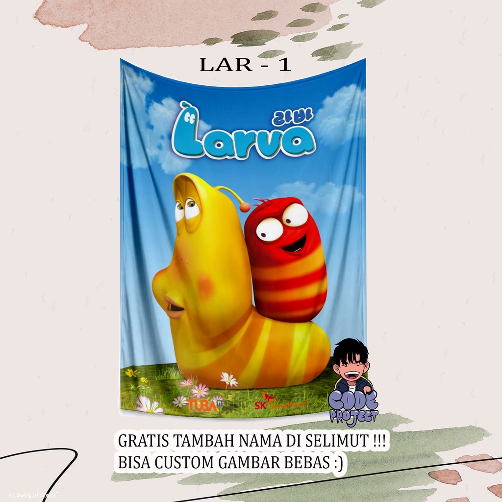 Larva CHILDREN'S BLANKETS - larva - custom children's blankets ...