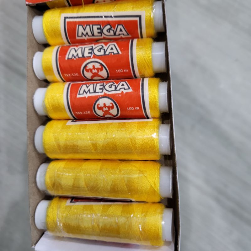 MEGA 100%Spun Polyester Sewing Thread TKT-120 100m/spool sold per Box ...