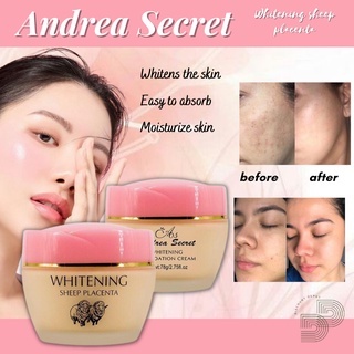 Andrea Secret Sheep Placenta Whitening Foundation Cream 70g Beauty Make ...