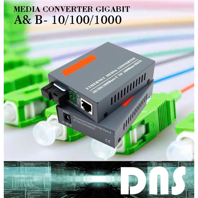 netLINK Gigabit 1000 Mbps Single-mode Single-fiber WDM Fiber Media Converter (HTB-GS-03 A/B ...