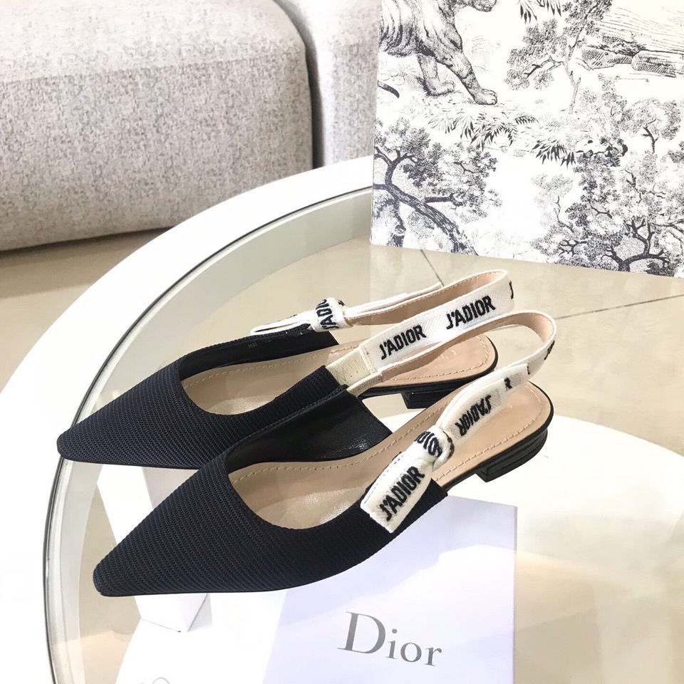 High Heel With Version Kitten Cloth Letter Bow Pointed Toe Low Sandals ...