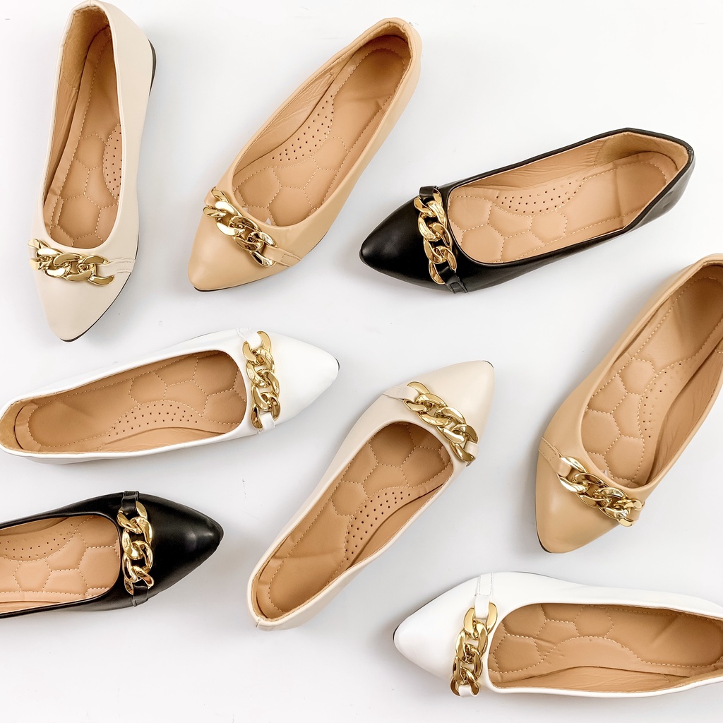 Milan Official Vern Pointed Buckle Shoes | Shopee Philippines