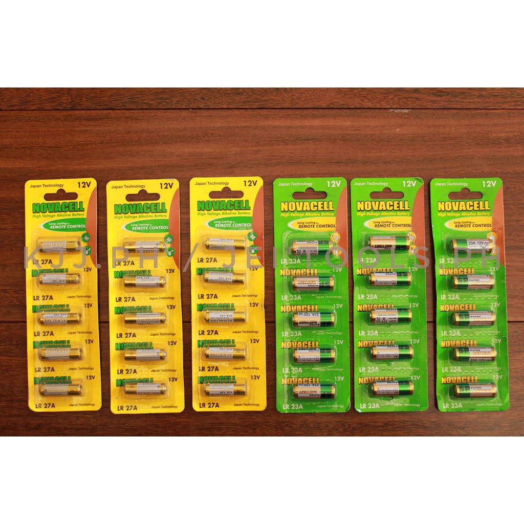 27A/23A 12V NOVACELL BATTERY HIGH VOLTAGE ALKALINE BATTERY LONG LASTING ...