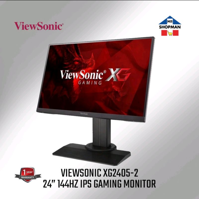 Viewsonic XG2405-2 24" 144Hz IPS 1080p Gaming Monitor XG2405 | Shopee ...