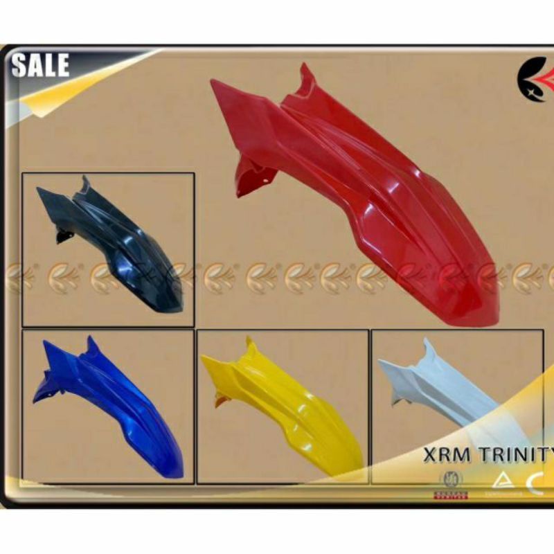 cod Front Fender XRM TRINITY motorcycle | Shopee Philippines
