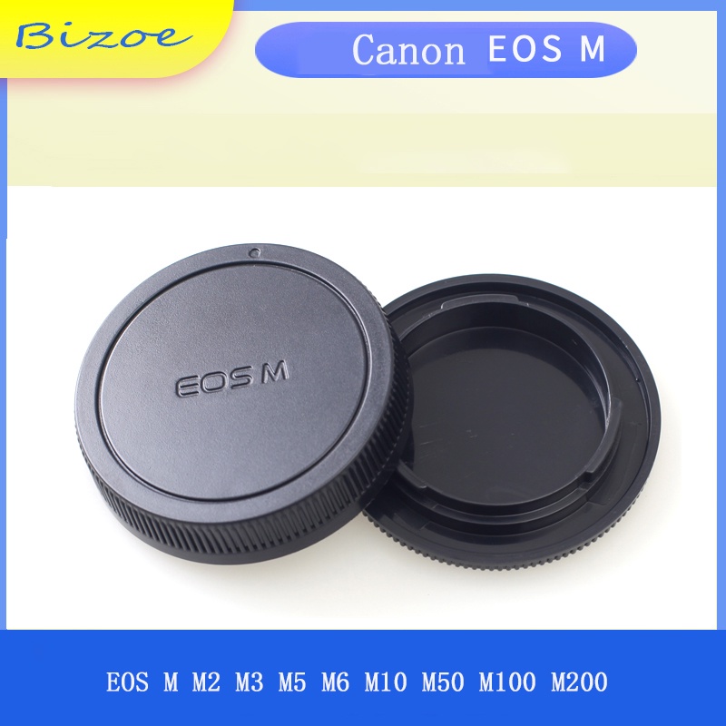 Rear Lens Cap Cover and Camera Body Cap For Canon EOS M /M2 / M3 / M5 / M6 / M6Ⅱ/ M10/ M50 ...