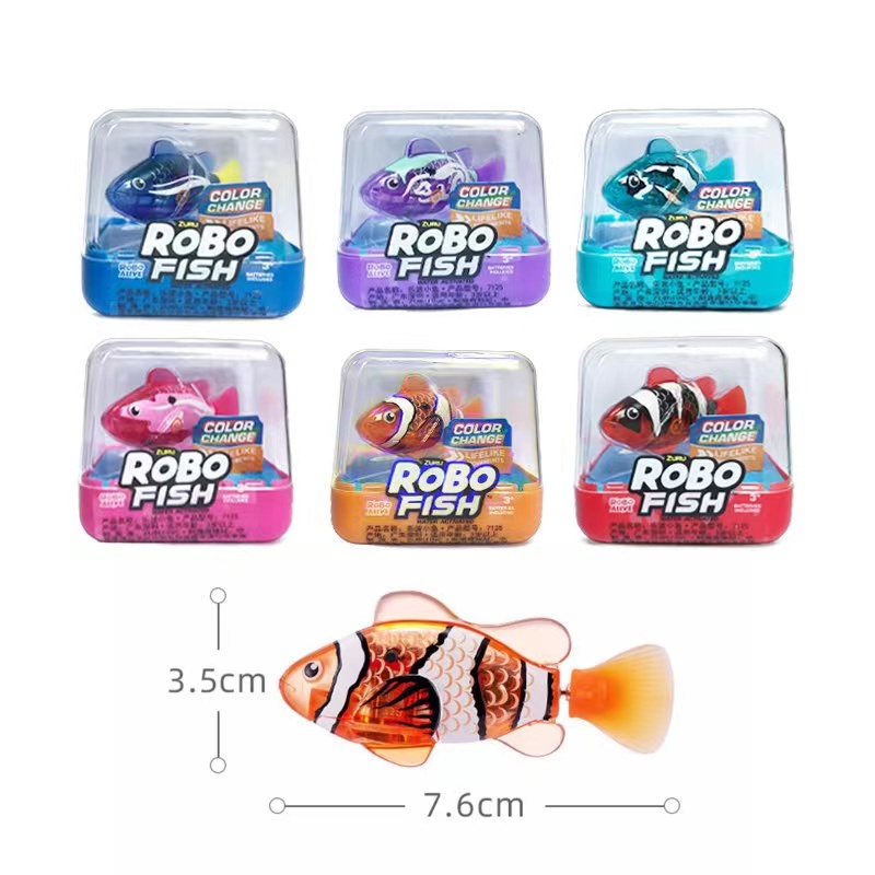 Robo Alive Robo Fish Robotic Swimming Fish Playset by ZURU | Shopee ...
