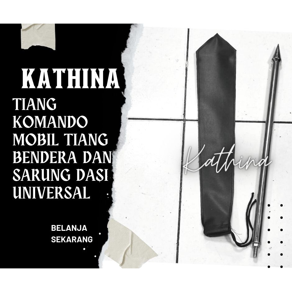 Office Car Command Pole and Tie Chrome Flag Pole | Shopee Philippines