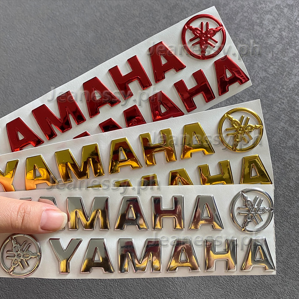 *READY STOCK*3D Soft Glue YAMAHA Letter Stickers For Yamaha Motorcycle ...