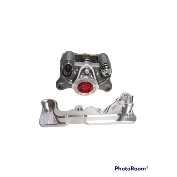 Brake caliper 2 pot pcx front set with bracket | Shopee Philippines