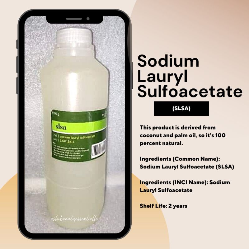 Sodium Lauryl Sulfoacetate (SLSA) RETAIL | Shopee Philippines