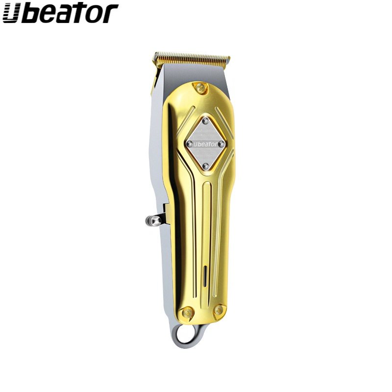 Ubeator Gold barber shop powerful cutter hair cutting machine Cordless ...