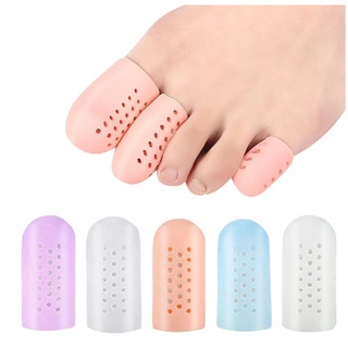 Finger Toe Protector Silicone Gel Cover Cap Pain Relief Blisters ...