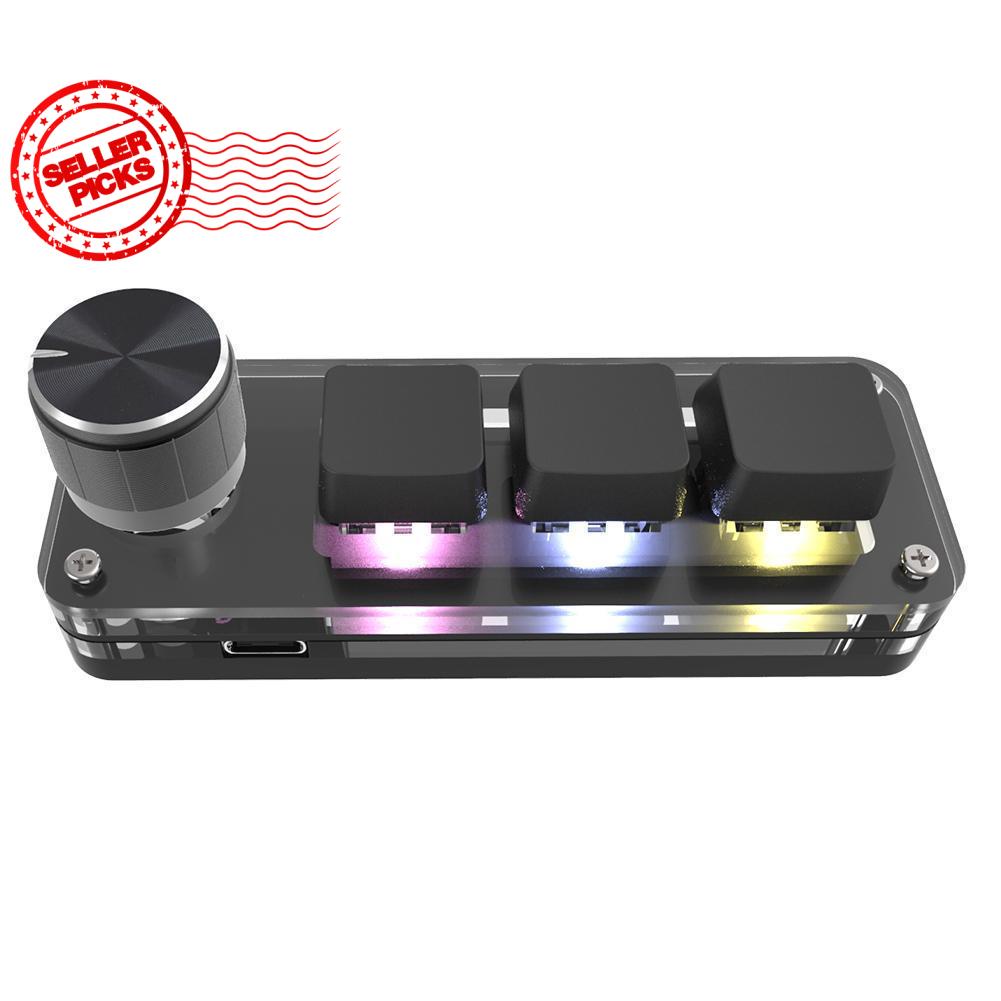 Simpad Osu Rgb Mini Keyboard With 3 Keys 1 Knob Macro Programming