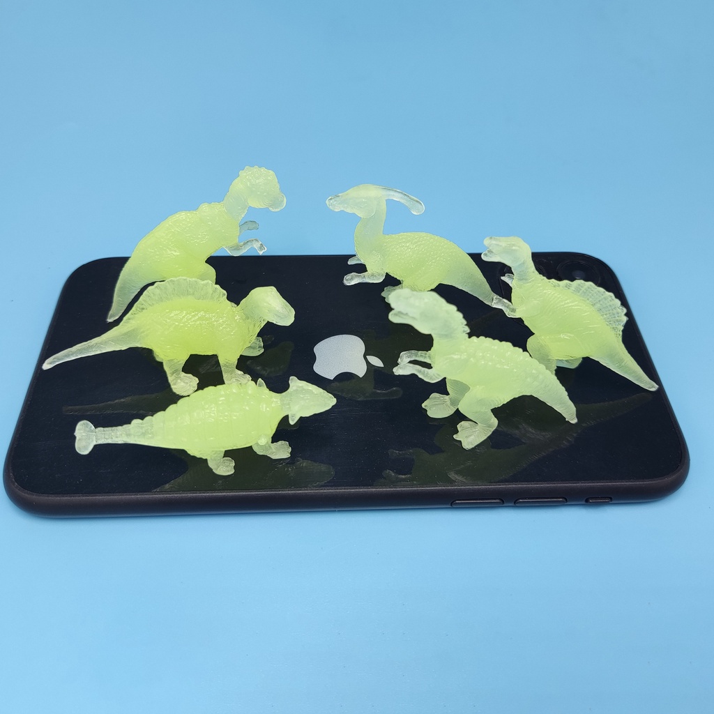 12 luminous mini dinosaur model pterosaur Triceratops Tyrannosaurus Rex ...