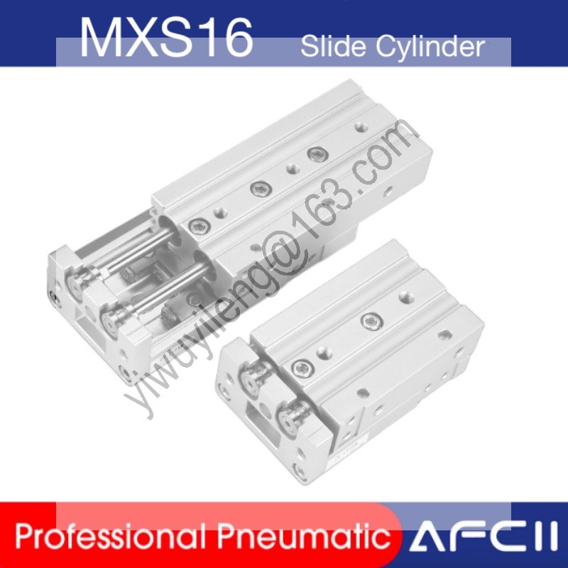 MSX16 linear slide guide rod cylinder MXS16-10 MXS16-20 MXS16-30 MXS16-40 SMC Type dual rod Rail ...