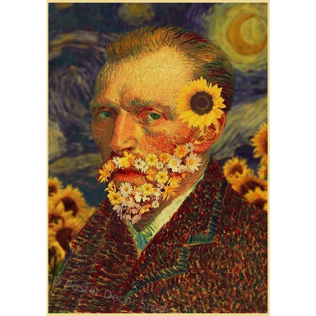 Great Painter Vincent Van Gogh Poster Paper Famous Oil Painting Posters ...