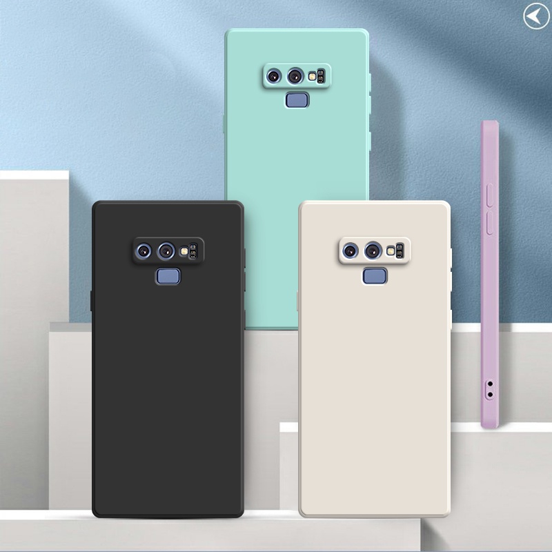 Samsung Galaxy Note 8 9 10 plus S9 PLUS S10 PLUS Luxury Square Silicone ...