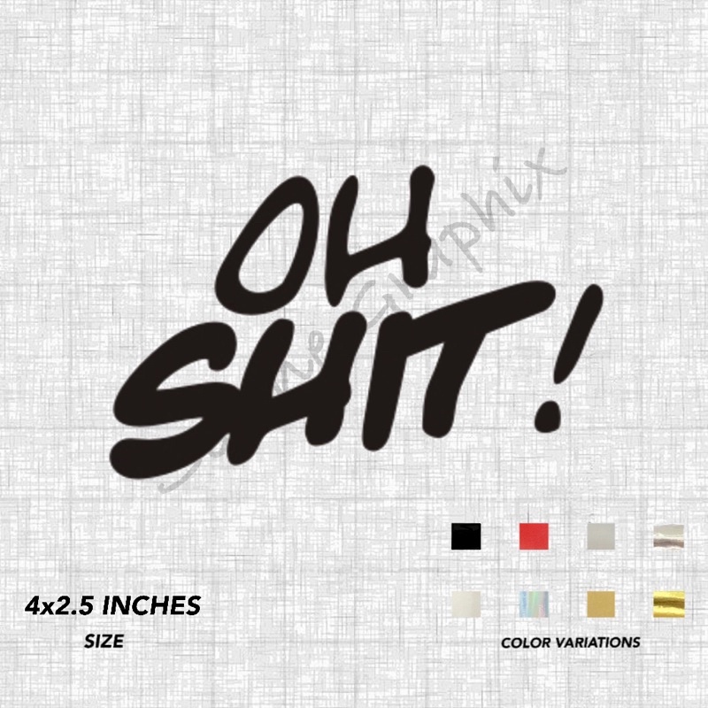 OH SHT Sticker v2 - Waterproof Cut Out Sticker | Shopee Philippines