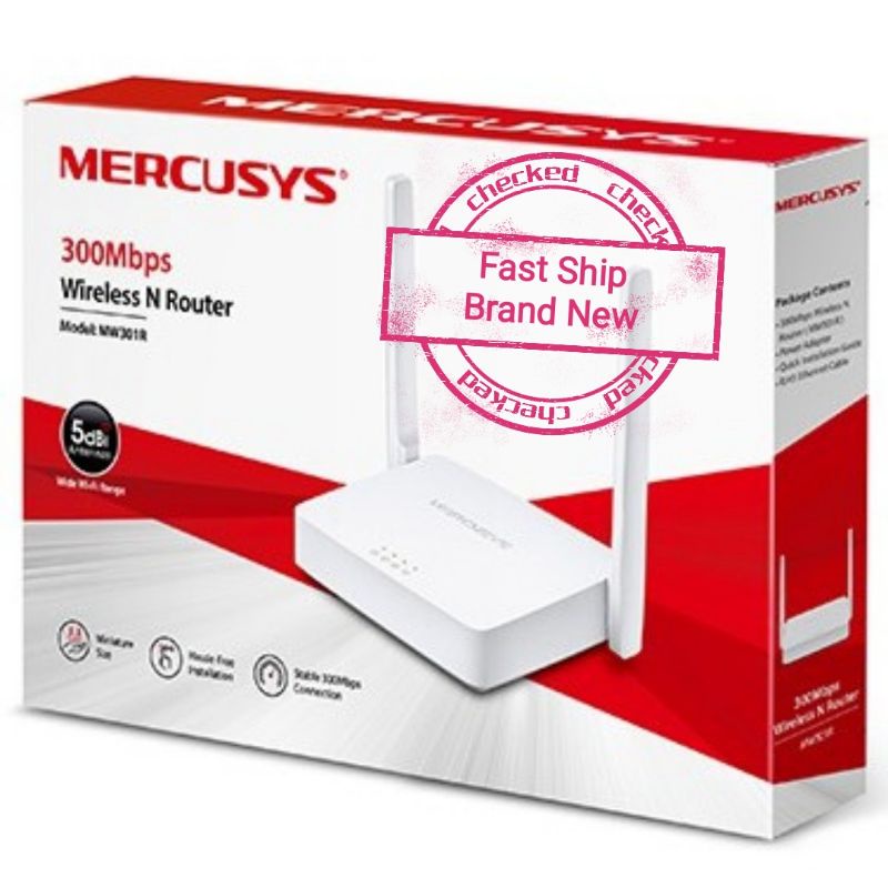 MERCUSYS MW301R 300Mbps Wireless N Router | Shopee Philippines