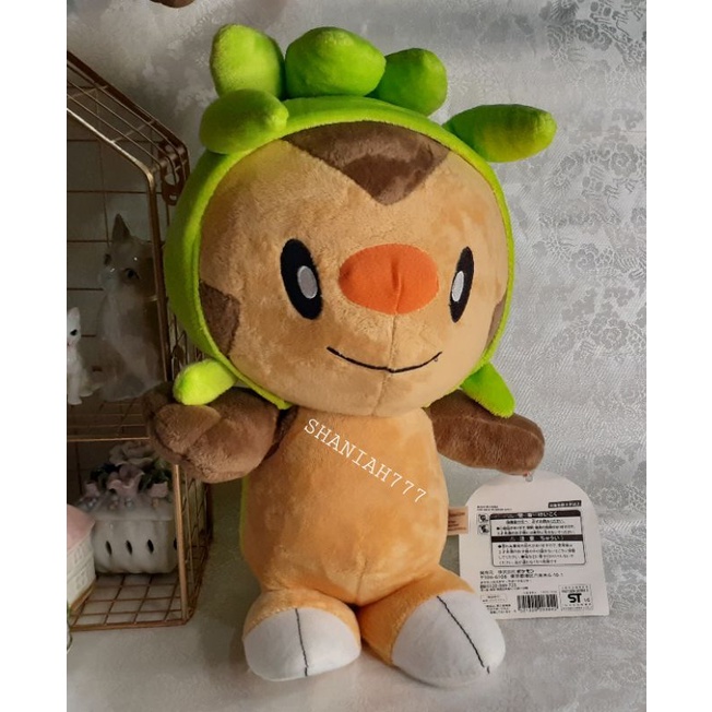 Authentic HARIMARON Chespin 2017 Pokemon Nintendo Plush Doll 10 inches ...