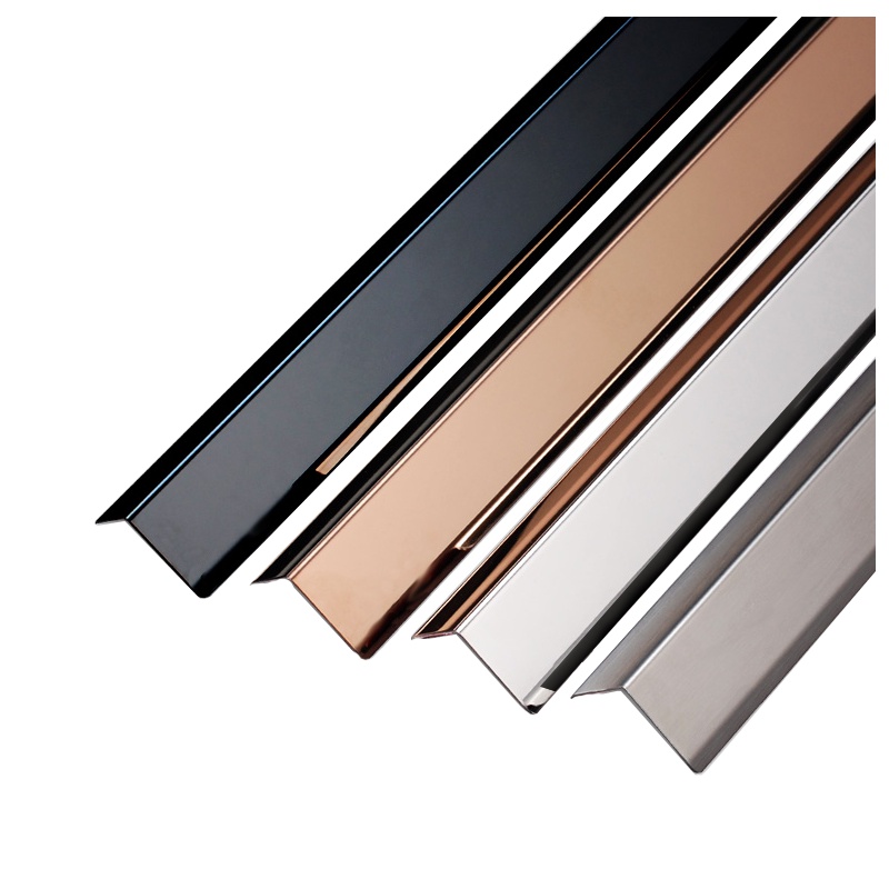 1 meter stainless steel Self-adhesive L-shape protection bar | Shopee ...