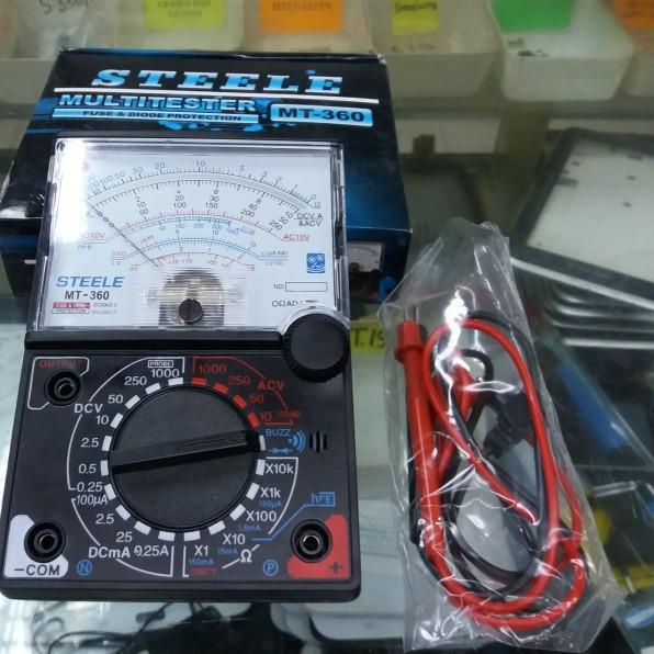 Analog MULTITESTER MT360 -STEELE Brand | Shopee Philippines