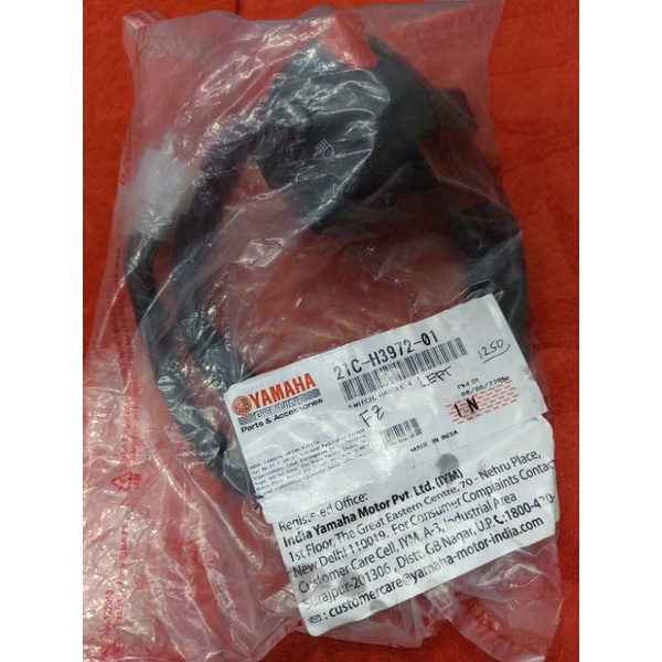 HANDLE SWITCH LEFT FZ/FZ 16/SZ 16 21C-H3972-01 YAMAHA GENUINE | Shopee ...
