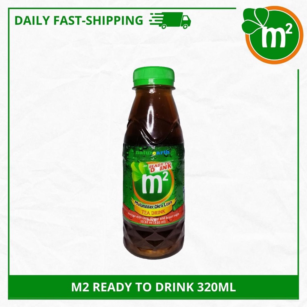 NEW STOCKS! Ready to Drink M2 Malunggay Okra Luya Tea Drink 320ML ...