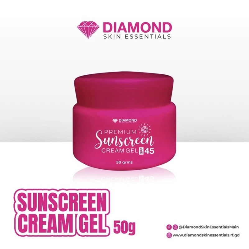 DIAMOND SKIN SUNSCREEN 50G | Shopee Philippines