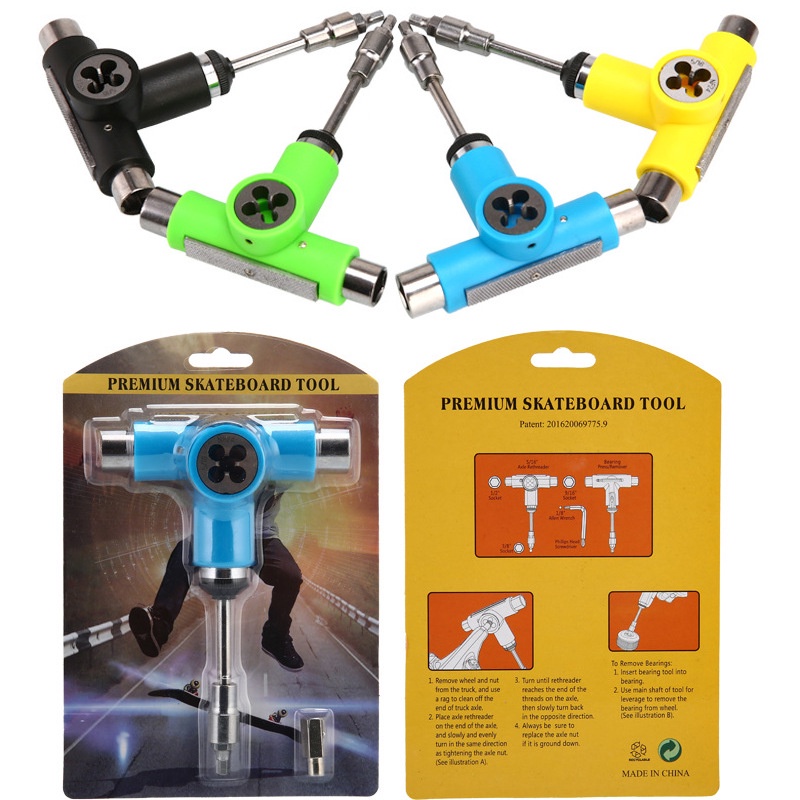 Professional Multifunctional Skateboard Tool Wrench Land Surfboard ...