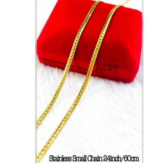 Stainless Small Chain 24inch/60cm | Shopee Philippines