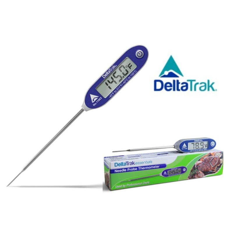DeltaTrak 11063 FlashCheck Jumbo Display Auto-Cal Needle Probe ...