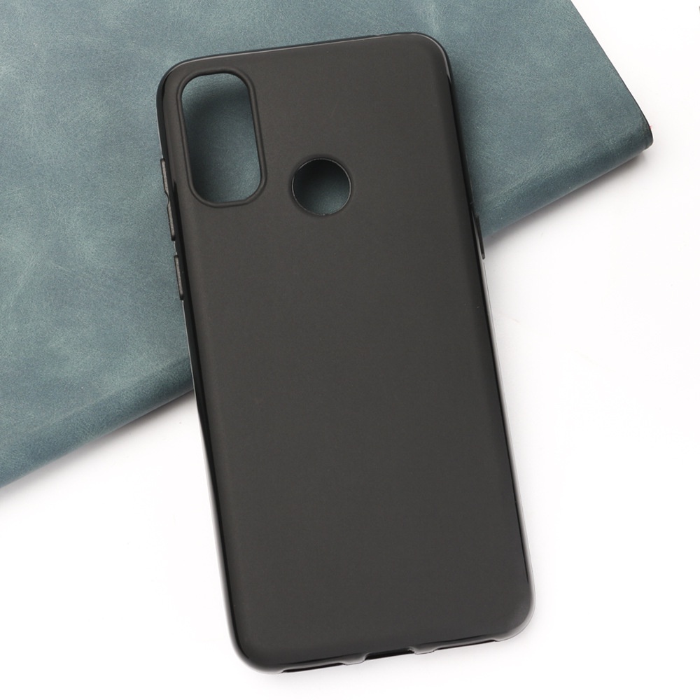 Alcatel 1L 2021 Case Black Soft TPU Silicone Full Protective Cover ...