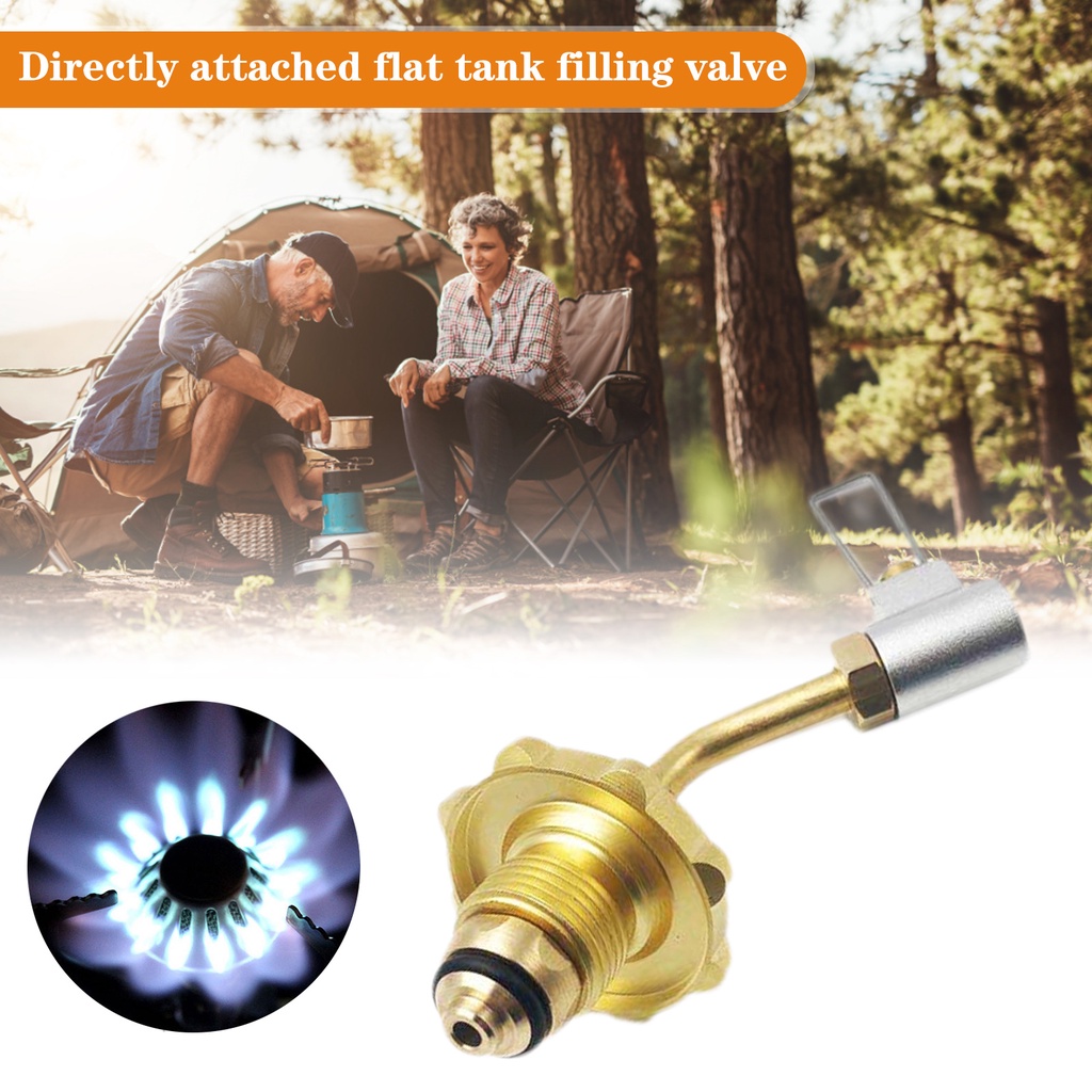 Copper Flat Gas Tank Filling Valve Screw Mouth Gas Tank Conversion ...