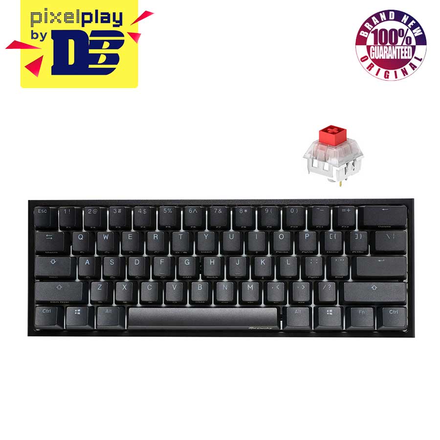 Ducky One 2 Pro Mini Classic RGB LED 60% Double Shot PBT Mech Keyboard ...