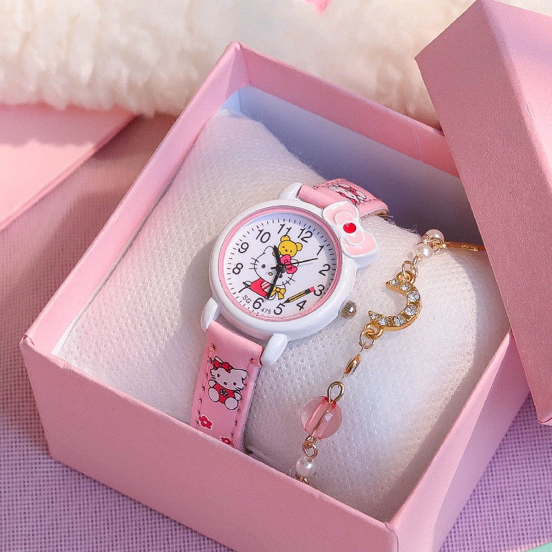Cat Kids Watches Girl Waterproof Cartoon Cat Kid Watch Birthday Gift ...