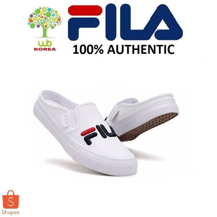 FILA Classic Kicks Mule (White) UNISEX | Shopee Philippines