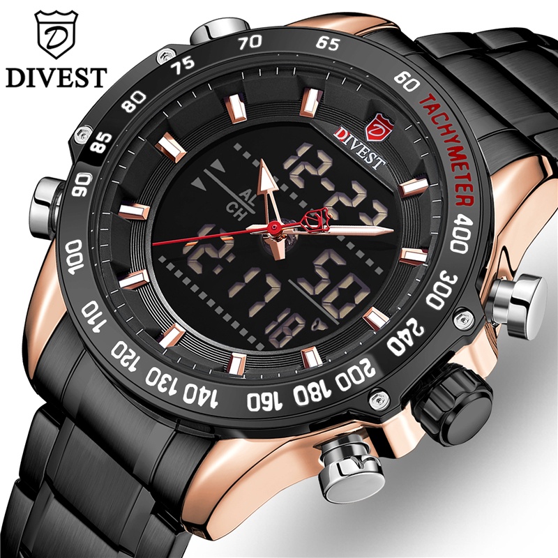 DIVEST Top Fashion Brand Men's Watches Luxury Male Military Calendar ...