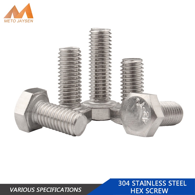 M6 M8 304 Stainless Steel Thin Hexagon Hex Head Screw Hexagonal Bolt ...