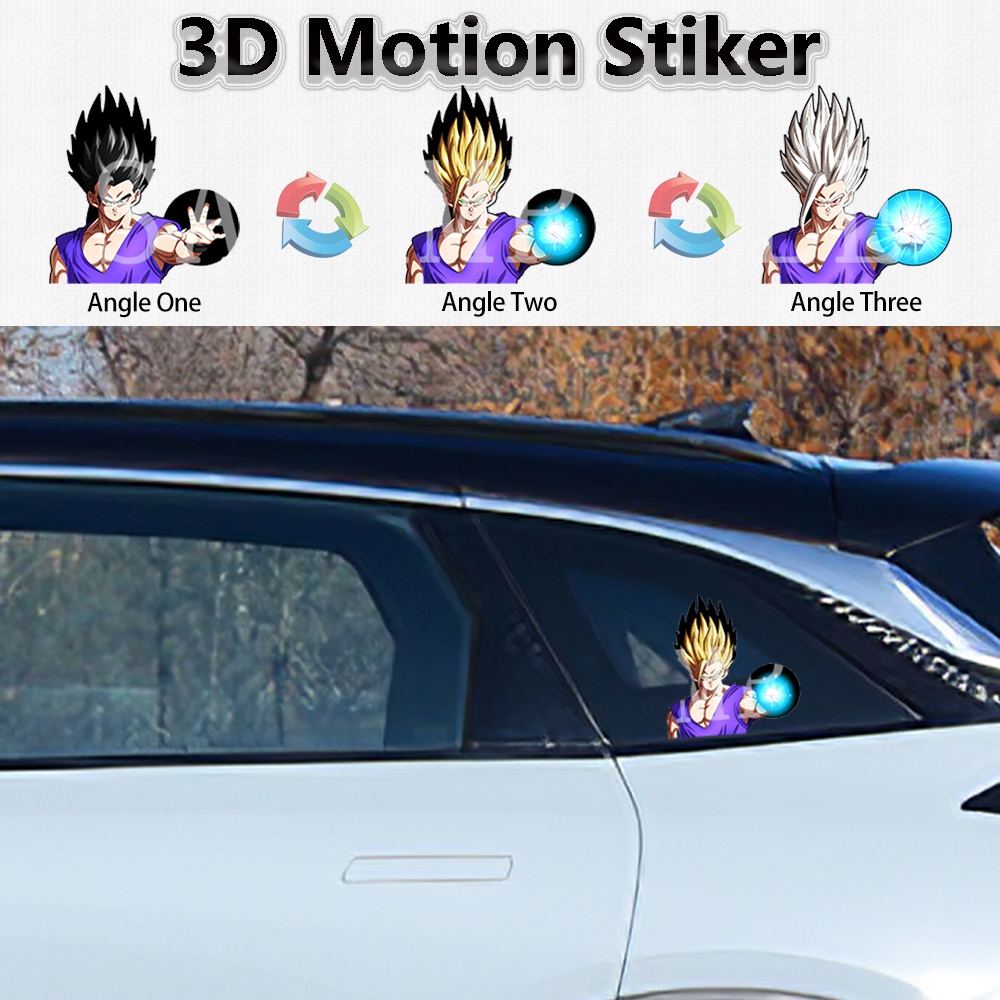 Son Gohan Dragon Ball 3D Motion Stickers Self-adhsive Car Stickers ...
