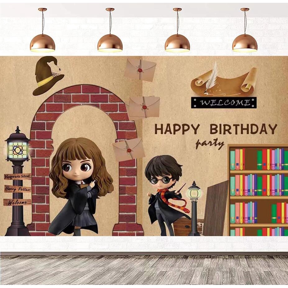 4x3ft Harry Potter Photography Backdrop Magic Theme Background Birthday ...