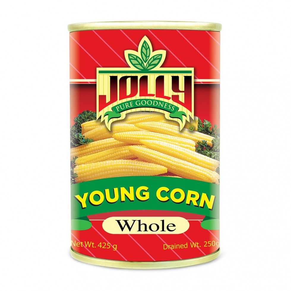 Jolly Young Corn Whole 425g | Shopee Philippines