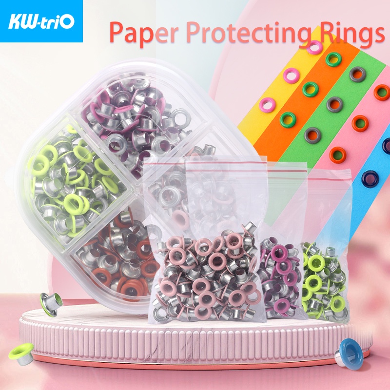 Paper Protecting Rings Round Hole Metal Rings Round Hole Paper Punch ...