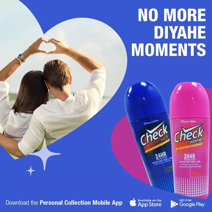 Personal Collection Check Deodorant for Men and Women set 50ML | Shopee ...