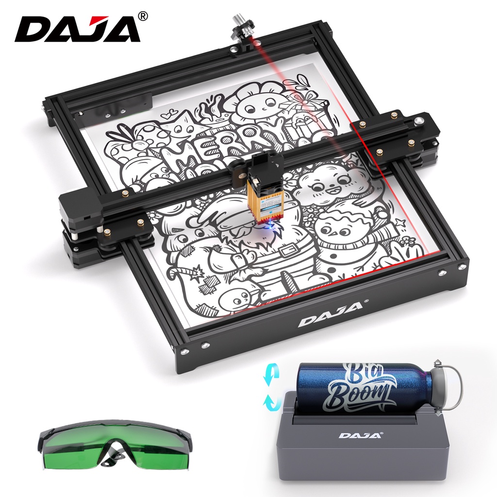 DAJA Laser Engraver Machine D3 Series Printed metal Automatic Engraver ...